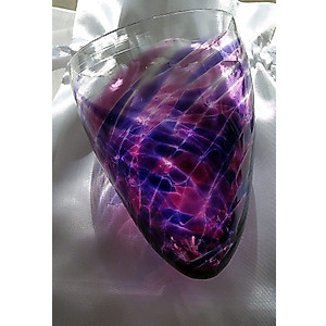 Jewish Wedding Glass to Break - Blue and Purple