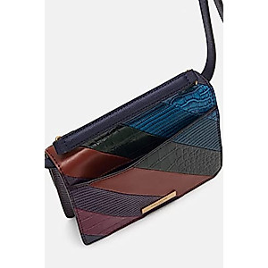 Kurt Geiger Women’s Shoreditch Small 1963 Mixed Animal Print Leather Crossbody