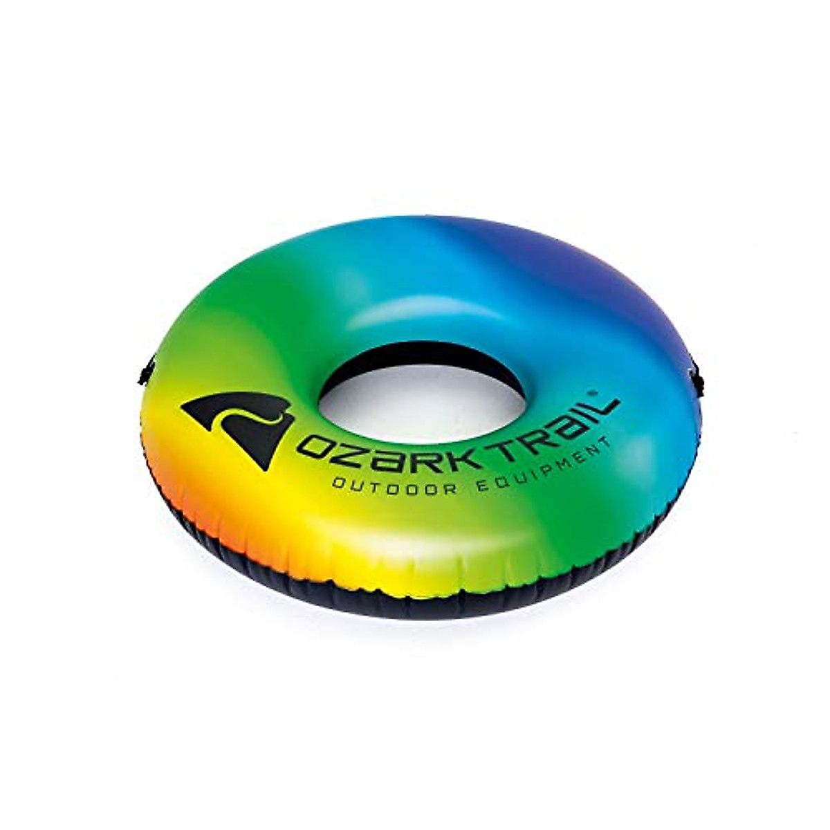 Ozark Trail River Tube , Inflatable Water Float Loungh Device for Pool , Lake , Outdoor Fun Sport and Activities , Rainbow Multi Colors