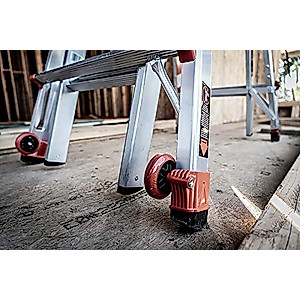 Little Giant Ladders, Revolution, M22, 22 ft, Multi-Position Ladder, Aluminum, Type 1A, 300, 300 lbs weight rating, (12022)