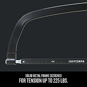 CRAFTSMAN Hand Saw, 12-Inch Hacksaw (CMHT20138)
