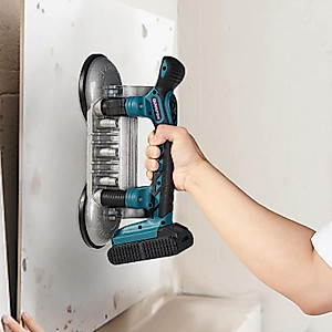 Quvapsiy Tile Vibration Machine Tool - High Performance Dual Suction Cup Tile Vibrator,2 x 12000mAh Battery, 24000r/min 6 Speed Adjustable