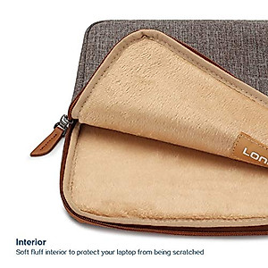 LONMEN 15.6 inch Laptop Sleeve Case Water-Resistant Notebook Handle Bag for Lenovo Flex 4/Yoga 720/Ideapad 330 321S Laptop/ThinkPad P1/HP Envy x360 15/ASUS ROG Zephyrus S/Dell Latitude 3590,Blue