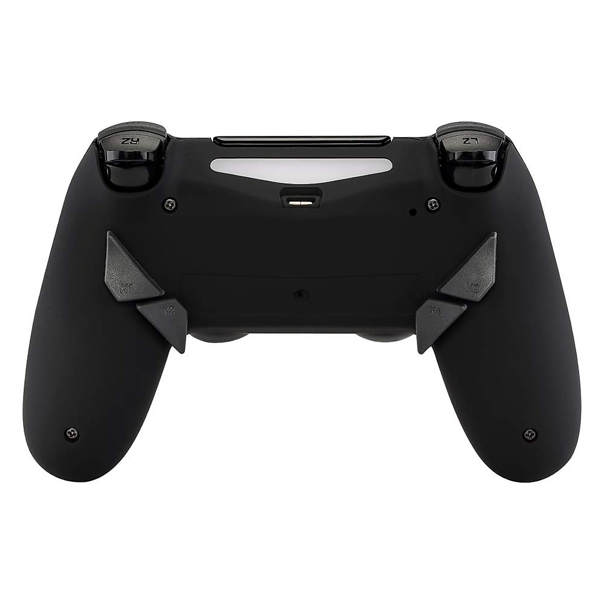 eXtremeRate Replacement Ergonomic Back Buttons, K1 K2 K3 K4 Paddles for PS4 Controller Dawn Remap Kit (Only fits with eXtremeRate Remap Kit)