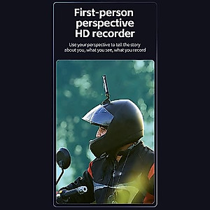 Wearable Camera, Infrared Night WiFi Sports Camera with Suction Cup for Video Recording