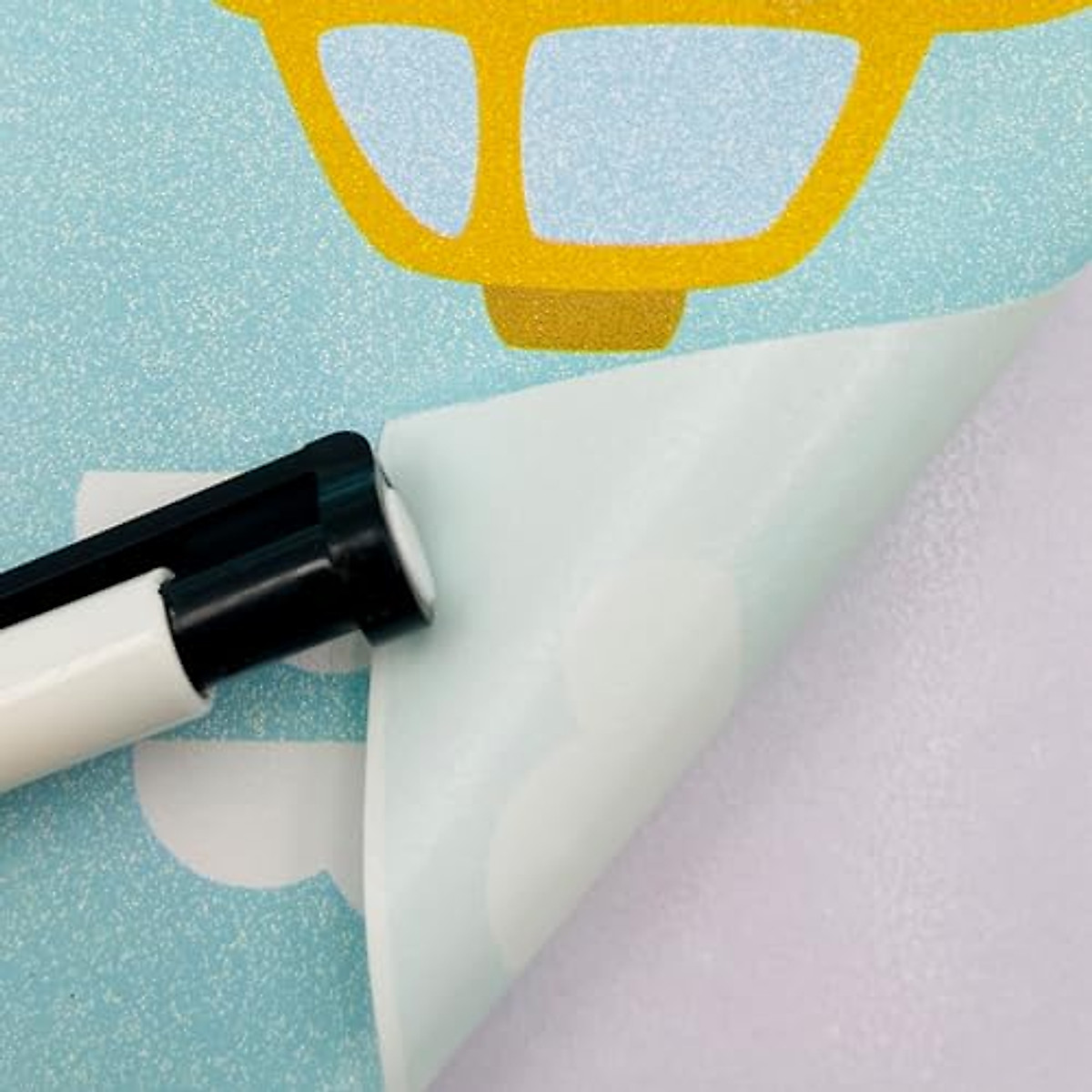 Yifely Traffic Car Wallpaper Border Self-Adhesive Wall Decor Sticker for Kids Room Nursery School Classroom