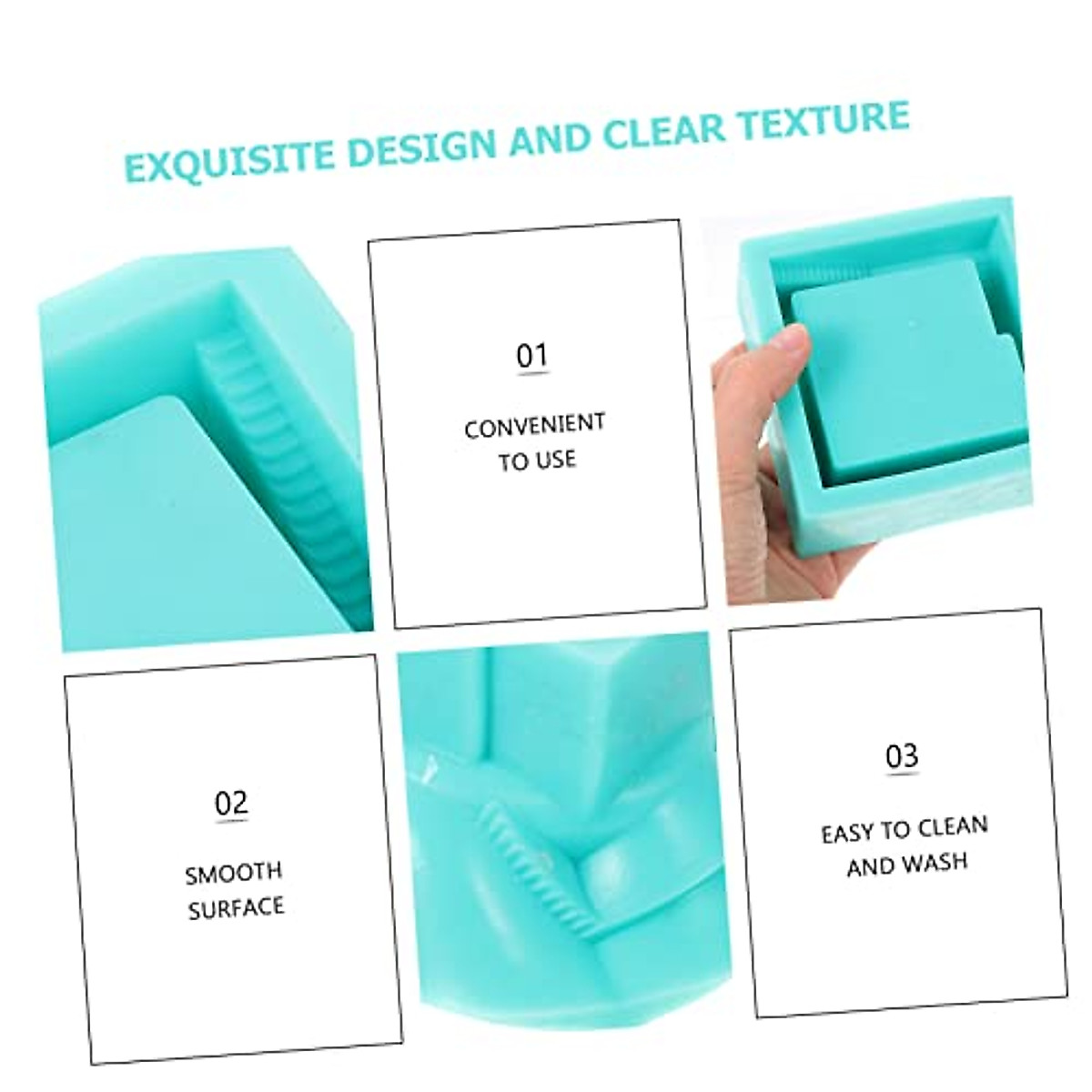 Silicone Flower Pot Mold Pot Planter Silicone Tray Mold Square Stand Candle Holder Crystal Resin Tray DIY Silicone Mold Flower Pot Silicone Mold Succulent Plants Holder Mold