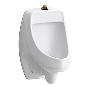 KOHLER 5452-Et-0 Dexter Wall-Mount 0.125 Gpf Urinal With Top Spud , One Size, White
