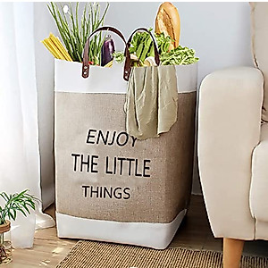 Laundry Baskets Collapsible Linen Clothes Laundry Bag for Bedroom Laundry Hampers Clothes Storage Organier for Bathoom Home for Storage Toys and Clothing in Bedroom, Bathroom Foldable Laundry Hamper