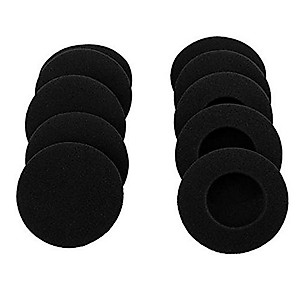 WOIWO 30 PCS Sponge Earbuds Cover Replacements Soft Foam Headphone Cap Ear Pads Black