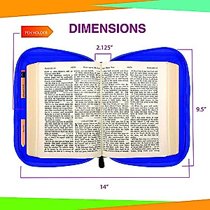Children's Bible Cover - Blue - Medium Size
