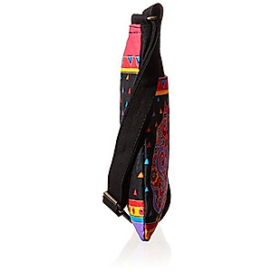 Laurel Burch Crossbody Purse Zipper Top 10"X10", Feline Friends