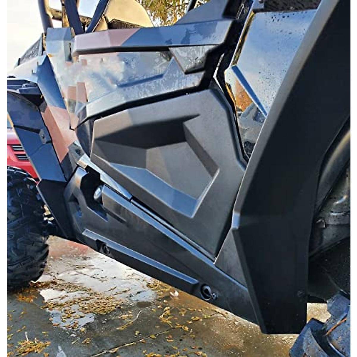 ECOTRIC 2879509 Lower Door Panels Insert Kit Compatible with 2014-2023 Polaris RZR 900 1000 XP S Turbo 2 Door W/OEM Style Frame