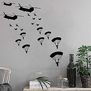  Cool Army Troops Wall Sticker Solider Stickers Vinyl Home Boys Kids Bedroom Soldiers Wall Art Decal for Living Room Home Decor