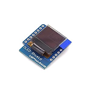 10PCS/LOT 0.66" inch 64X48 IIC I2C OLED LED LCD Dispaly Shield for Arduino Compatible for WeMos D1 Mini