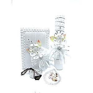 First Communion Candle Set for Girl