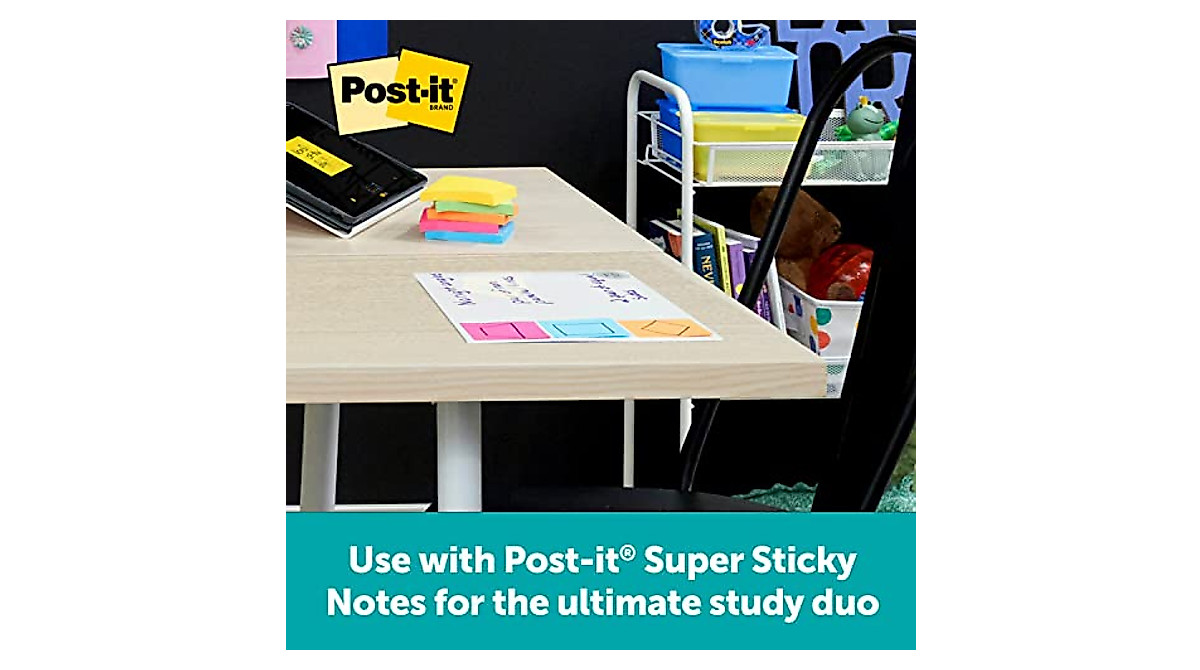 Post-it Flex Write Surface Sheets - Instant Whiteboards for Home & Office