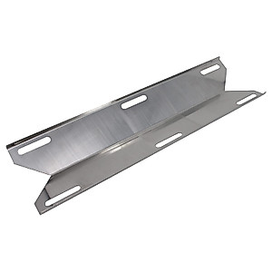 BBQ Grill Heat Shield Plate Tent Replacement Parts for Kirkland 720-0432 - Compatible Barbeque Stainless Steel Flame Tamer, Guard, Deflector, Flavorizer Bar, Vaporizer Bar, Burner Cover 15"