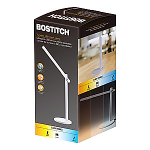 Bostitch Black+Decker Dimmable Bar Desk Lamp, 5.5W, White (VLED1813WHITE-BD)