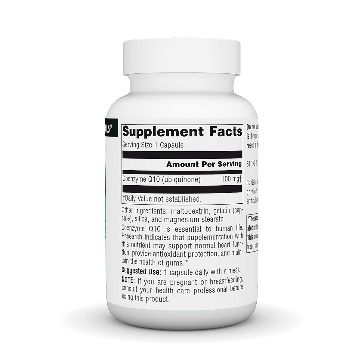 Source Natural Coenzyme Q10 Antioxidant Support 100 mg For Heart, Brain, Immunity, & Liver Support - 90 Capsules