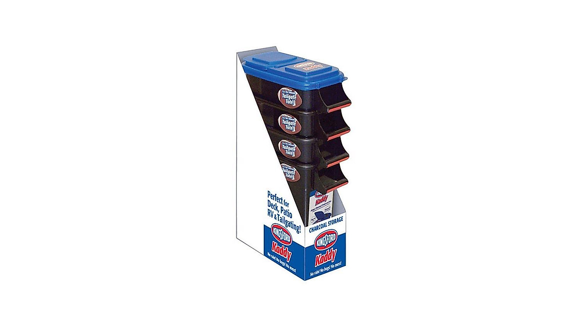 Kingsford Charcoal Storage Container - Weatherproof & Stackable Bin