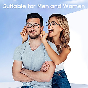 Blackview Blue Light Glasses for Women, Blue Light Glasses Men, Clear Lens Glasses, Computer Glasses, Gaming Glasses, Anti Eyestrain, Blocking TV/Phone/Computer/Blue Light Eyeglasses