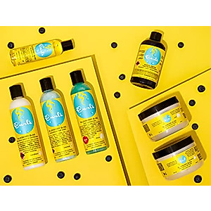 Curls Blueberry Bliss Hair Growth Oil - 4 oz, Repair and Restore Damaged Hair, Moisturizes and Softens, for Wavy, Curly, and Coily Hair Types