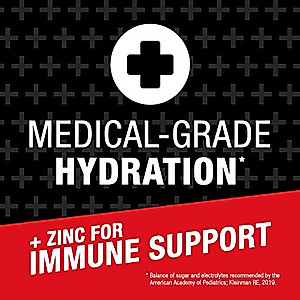 Pedialyte AdvancedCare+ Electrolyte Drink with 33% More Electrolytes and has PreActiv Prebiotics, Chilled Cherry Pomegranate, Ginger, 33.8 Fl Oz