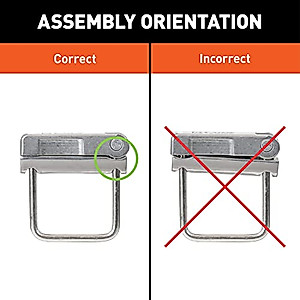 CURT 22325 No-Tool Anti-Rattle Hitch Clamp Tightener for 2-Inch Receiver, Hollow or Solid Shanks