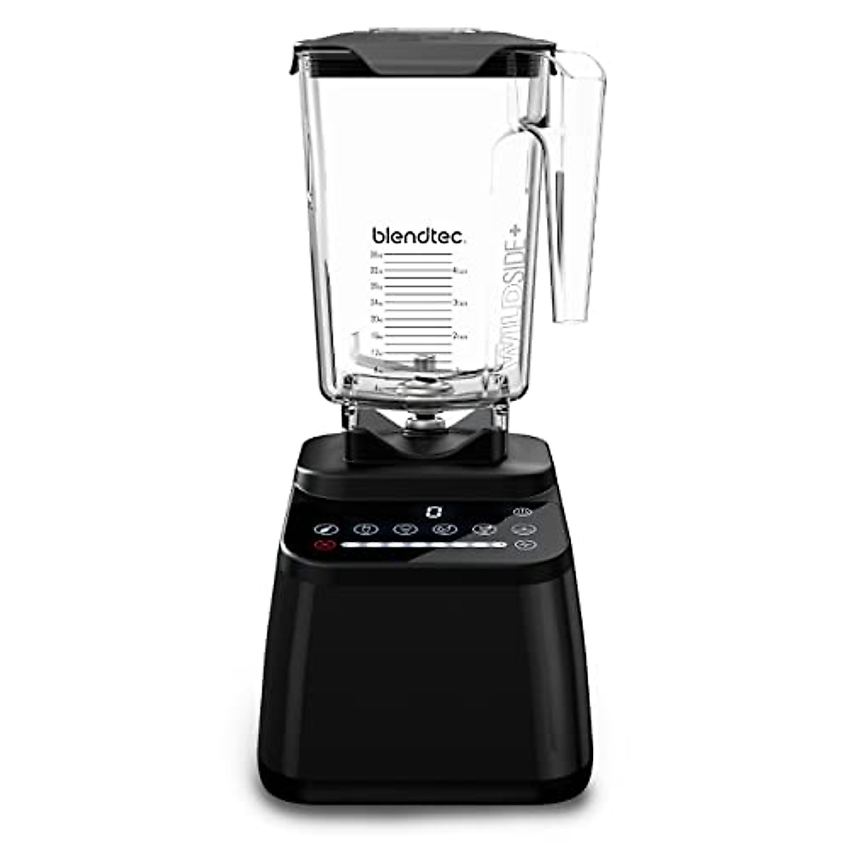 Blendtec Original Designer Series Blender and 90 Oz WildSide+ Jar - Kitchen Blender Bundle - Black