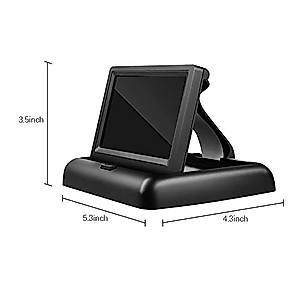 MONOJOY Baby Car Mirror Camera, 4.3'' HD Display Baby Mirror for Car Back Seat Full View Infant, Night Vision Baby Car Camera Baby Rear Facing Seat, Car Seat Mirror for Baby Car Seat Rear Facing