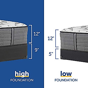 Sealy Posturepedic Plus Mattress with Surface-Guard, Tight Top 12-Inch Ultra Firm, Queen, Grey, 52730351