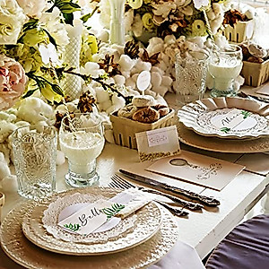 120 Pcs Clear Acrylic Place Cards Acrylic Name Cards Acrylic Table Number Card Blank Acrylic Name Plate Acrylic Seating Chart Cards Sign for Wedding DIY Table Setting Banquet Party (Rectangular Style)