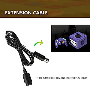 Xahpower 4Pack 6Ft NGC Controller Extension Cable Cord for Nintendo Wii/Gamecube Controller