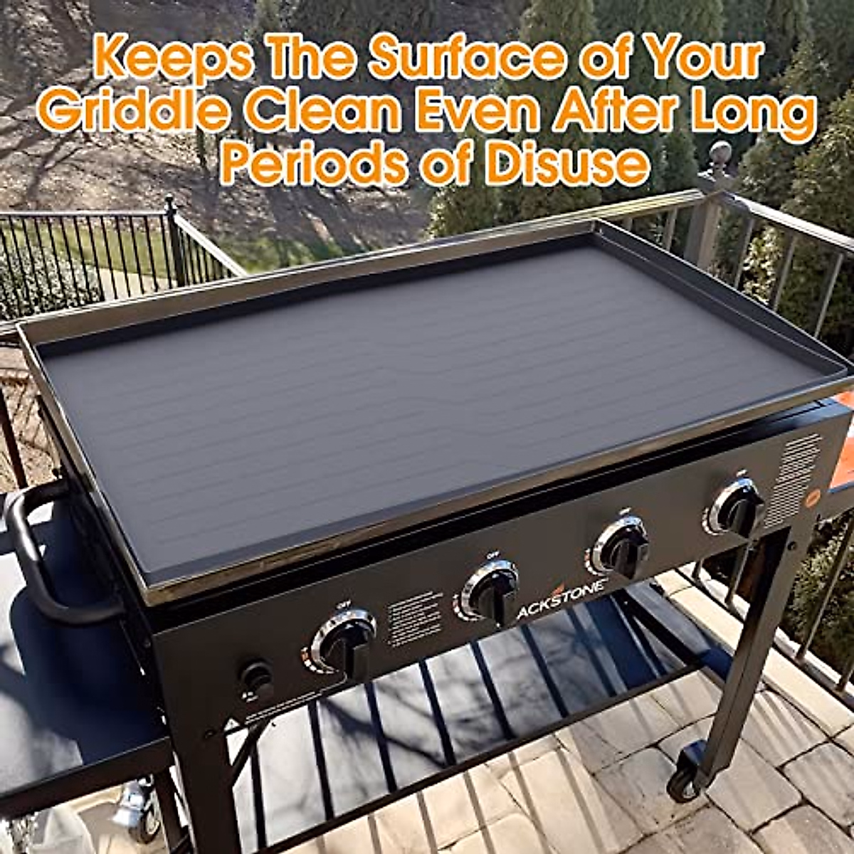 36" Silicone Griddle Mat for Blackstone, Heavy Duty Griddle Mat Fit Blackstone 36 Inch Flat Top Gas Grill Griddle, Protective Top Covers for Blackstone Protector Outdoor