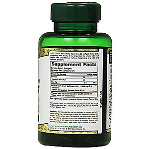 Nature's Bounty Tonalin Pills and Dietary Supplement, Diet and Body Support, 1000 mg, 50 Softgels