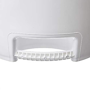 Hudson Exchange 5 Gallon Bucket with Bottom Grip Handle, HDPE, White