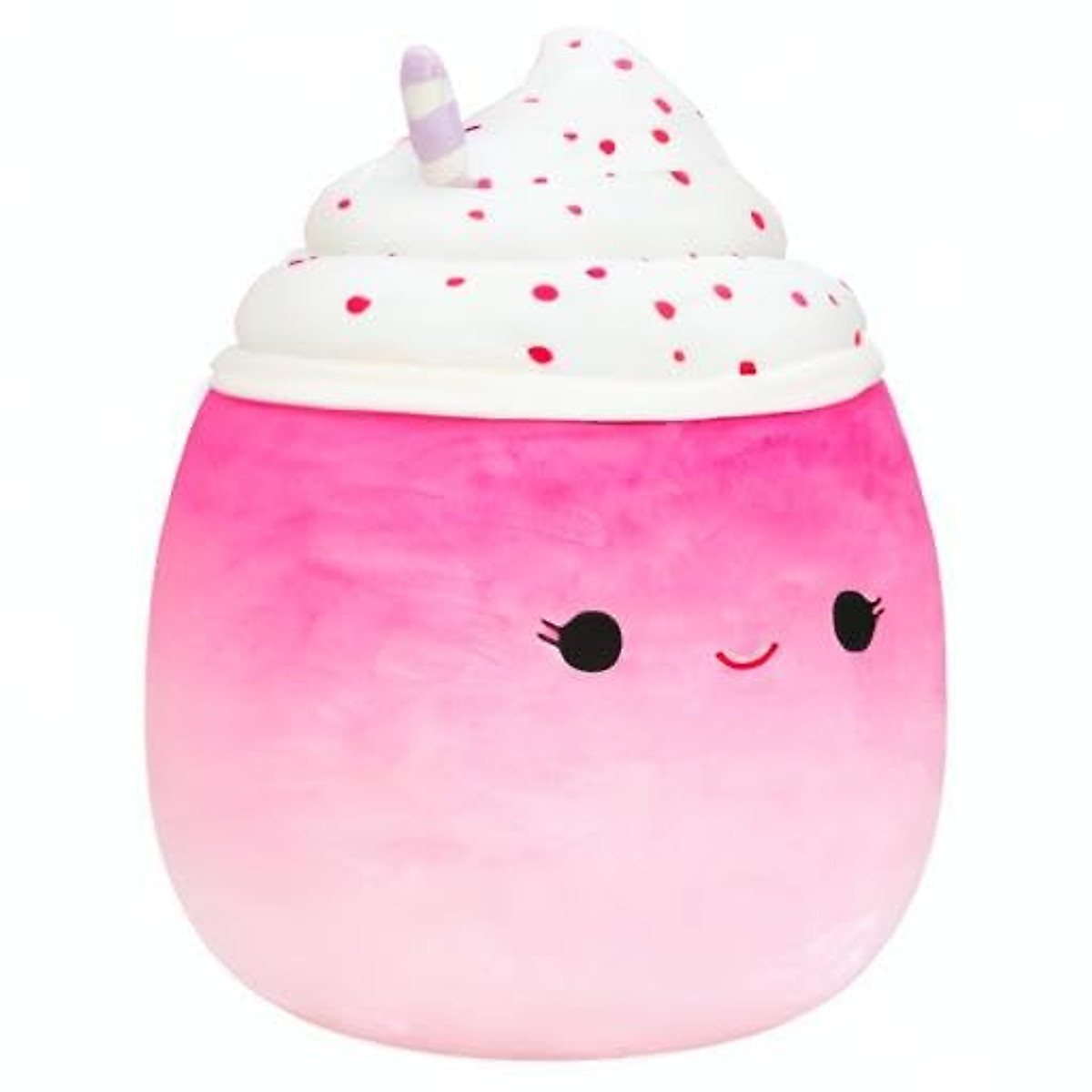 Squishmallows Original 14-Inch Cinnamon Gradient Strawberry Milkshake - Large Ultrasoft Official Jazwares Plush