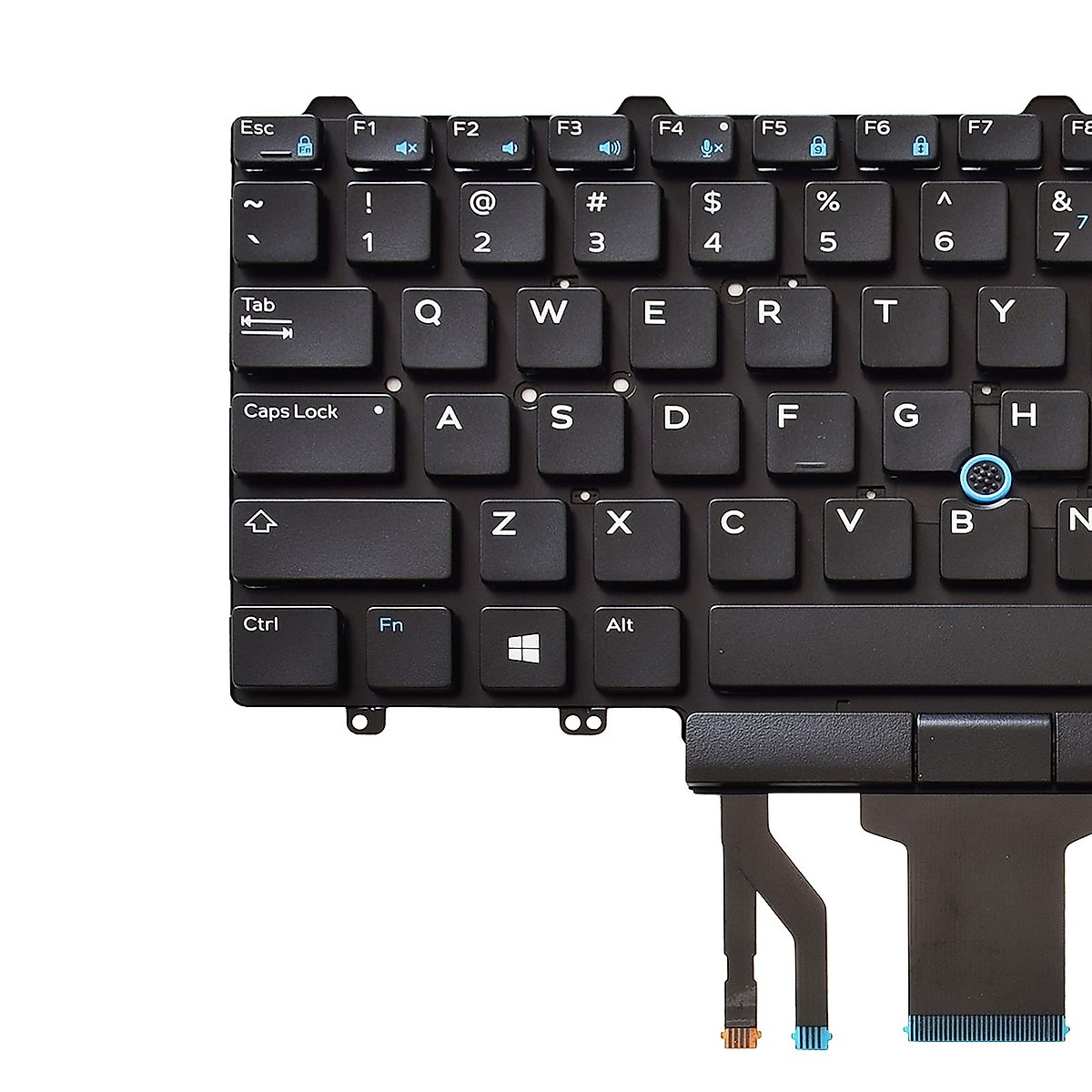 SUNMALL Backlit Keyboard Replacement Compatible with Dell Education（Latitude ） E5450 E5470 E5480 E7450 P40G E7470 E7480,Latitude 14 5480 5488 5490 5491 7480 7490 with Pointer US Layout