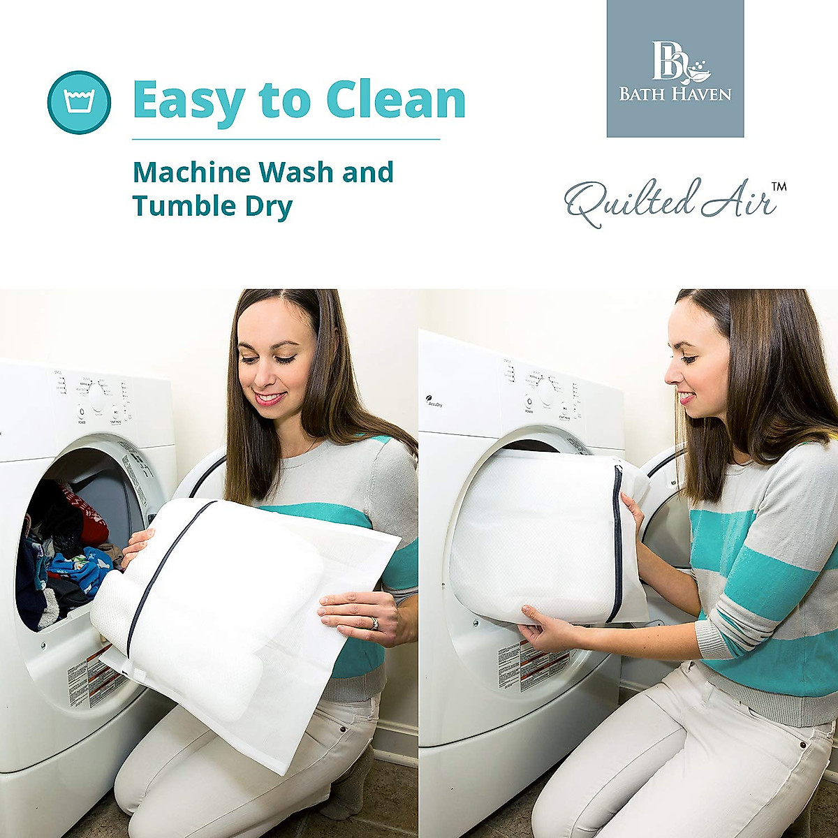 Bath Pillow for Tub, Luxury Bathtub Pillow Head and Neck Support, Relaxing Spa Cushion Head Rest for Tub, Bathtub Accessories for Women and Men with Quick Drying 3D Air Mesh Portable Washable