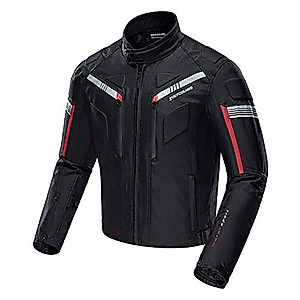 Motorcycle Jacket Motorbike Biker Waterproof Jackets Windproof Full Body Protective Gear CE Armoured Summer Winter for Men
