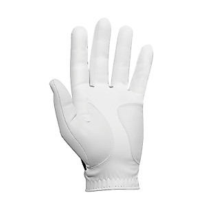 FootJoy Men's WeatherSof 2-Pack Golf Glove, White, Large, Worn on Left Hand