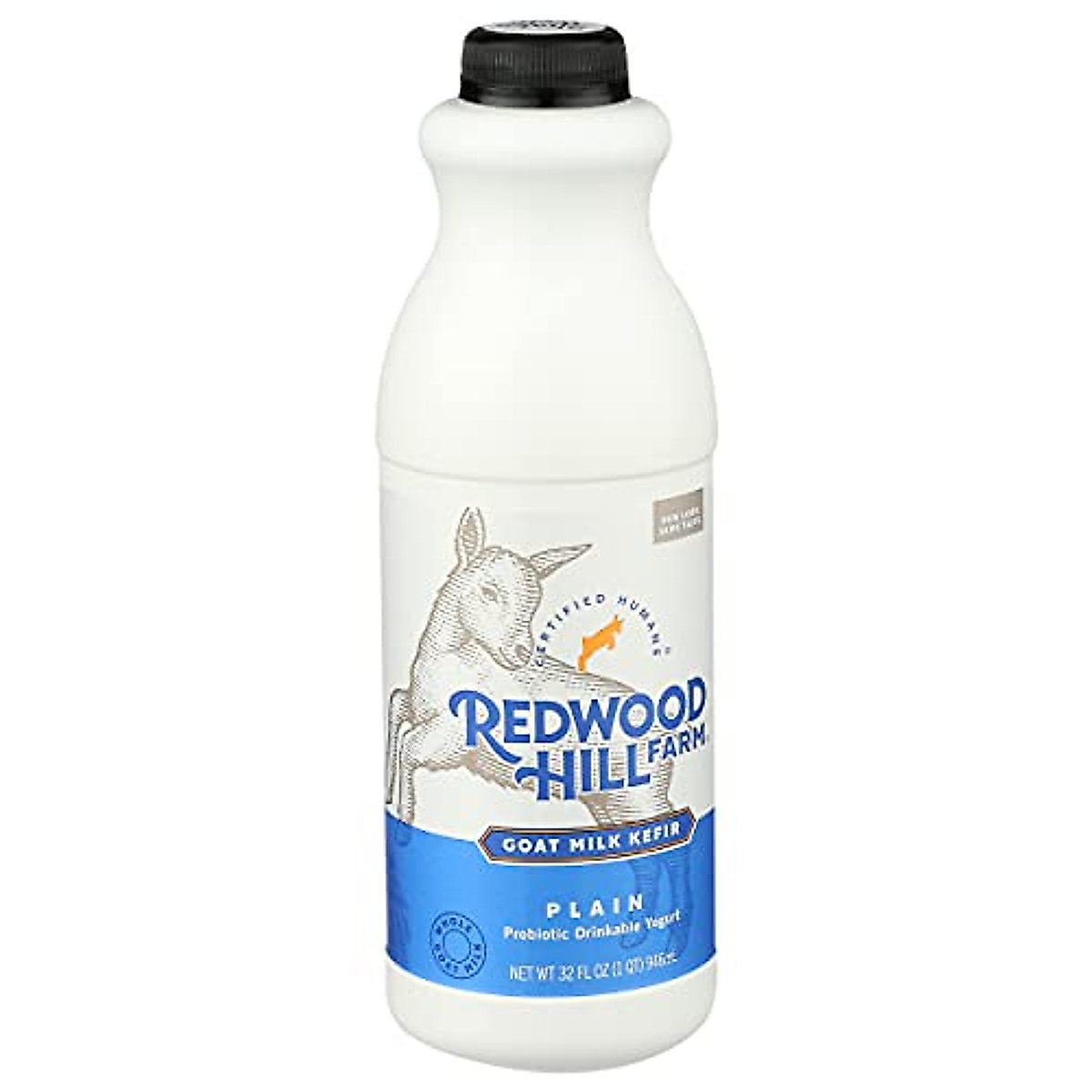 Redwood Hill Farm Cultured Goat Milk Kefir, Plain, 32 oz