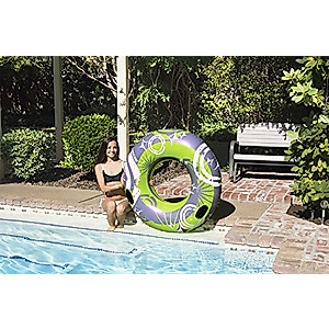 Poolmaster 01503 50-Inch Hurricane Sport Swimming Pool Float Inner Tube, Green