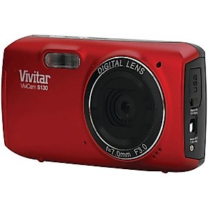 Vivitar 16MP Digital Camera - Red (VS130)