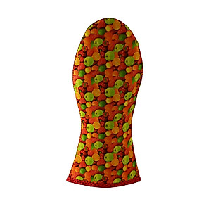 Heat Resistant Neoprene Oven Mitt with Fruit Pattern