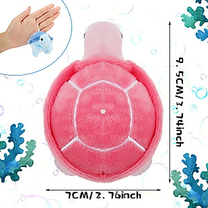 Skylety 12 Pieces Christian Charity Donation Supplies Mini Turtle Stuffed Toy Soft Turtle Animal Plush Toys Turtle Cute Stuffed Animal for Adults Birthday Party Decorations(Simple Style)