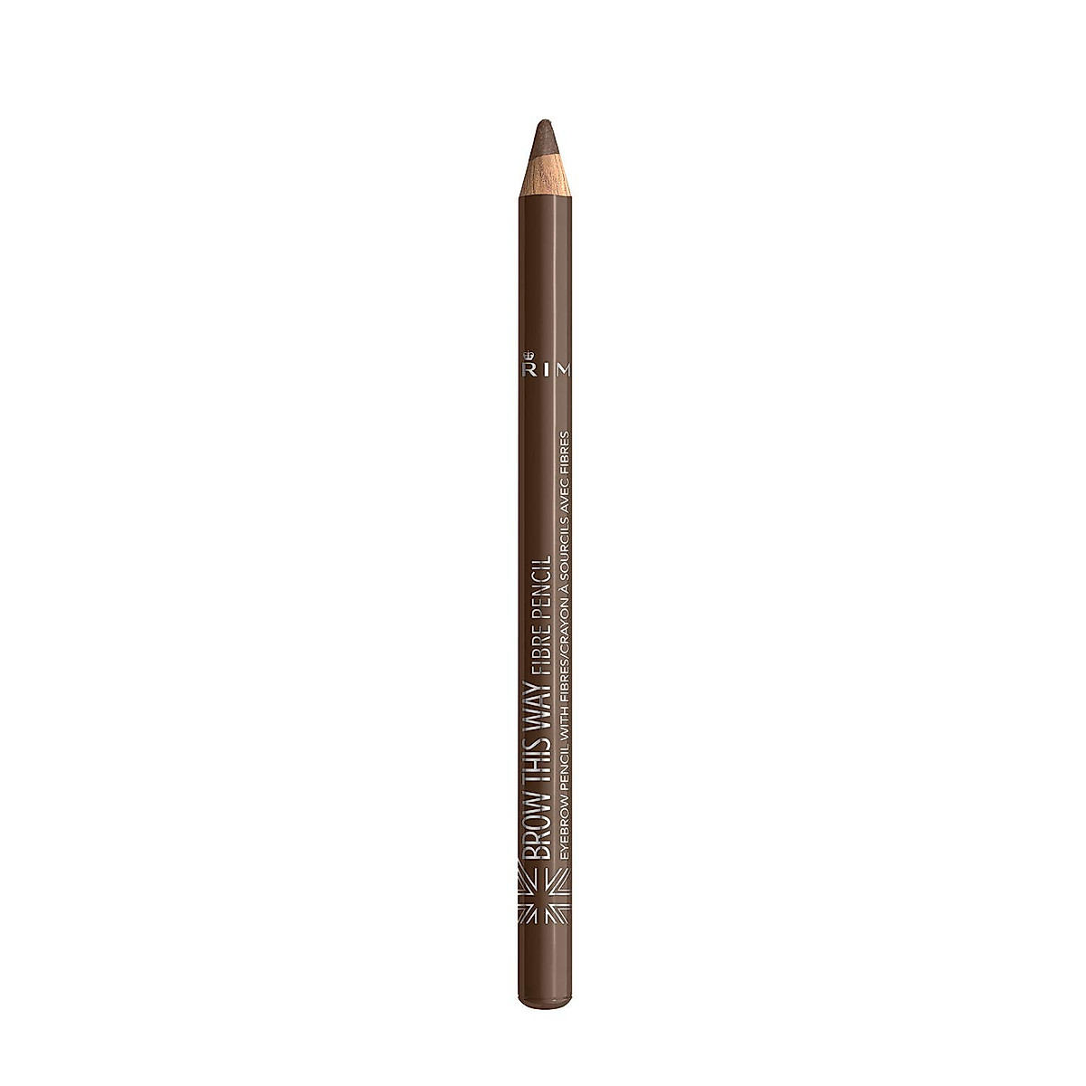 Rimmel Brow This Way Fibre Pencil, Medium Brown, Pack of 2, 0.05 Ounce