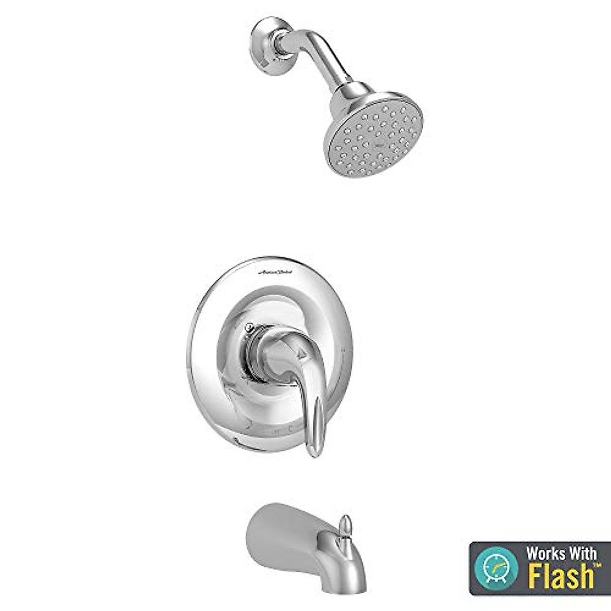 American Standard TU385508.002 Reliant 3 Tub Trim Kit with Water-Saving Shower Head and Cartridge, Polished Chrome