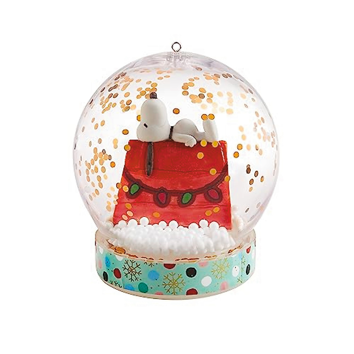 Hallmark Peanuts Snoopy Build-Your-Own Crayola Snow Globe Christmas Ornament Kit